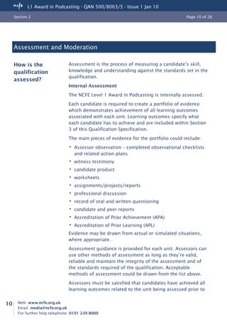 Qualification specification | PDF