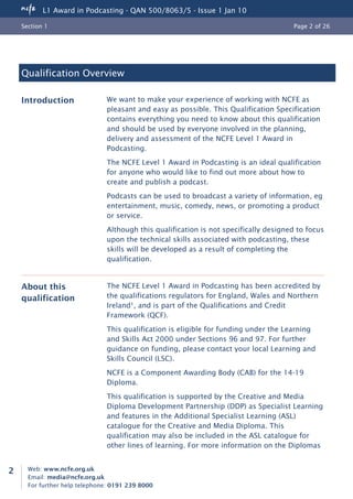 Qualification specification | PDF