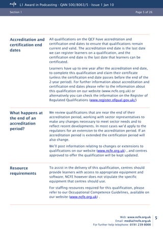 Qualification specification | PDF