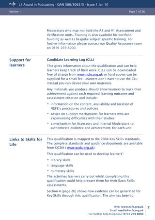 Qualification specification | PDF