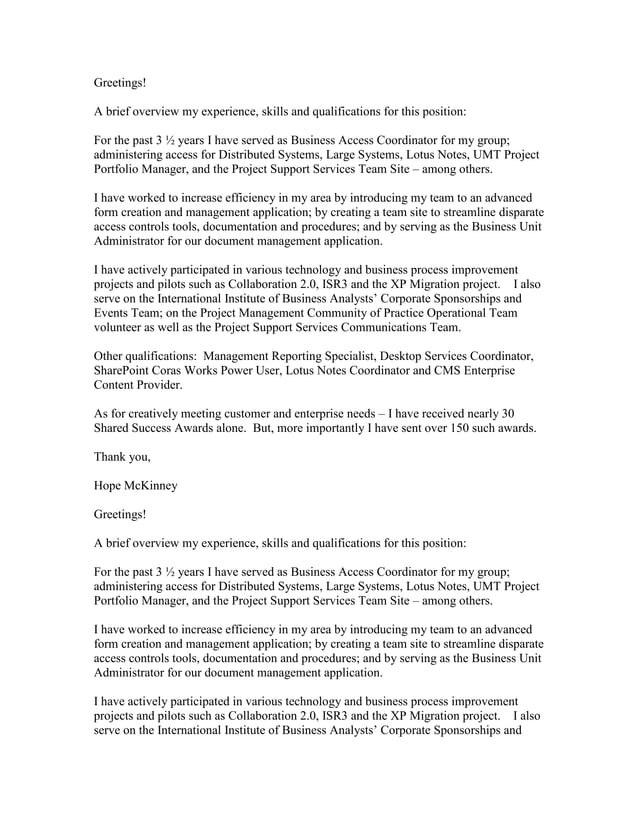 Qualifications statement original | DOCX