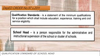 QUALIFICATION STANDARD OF SCHOOL HEAD.pptx