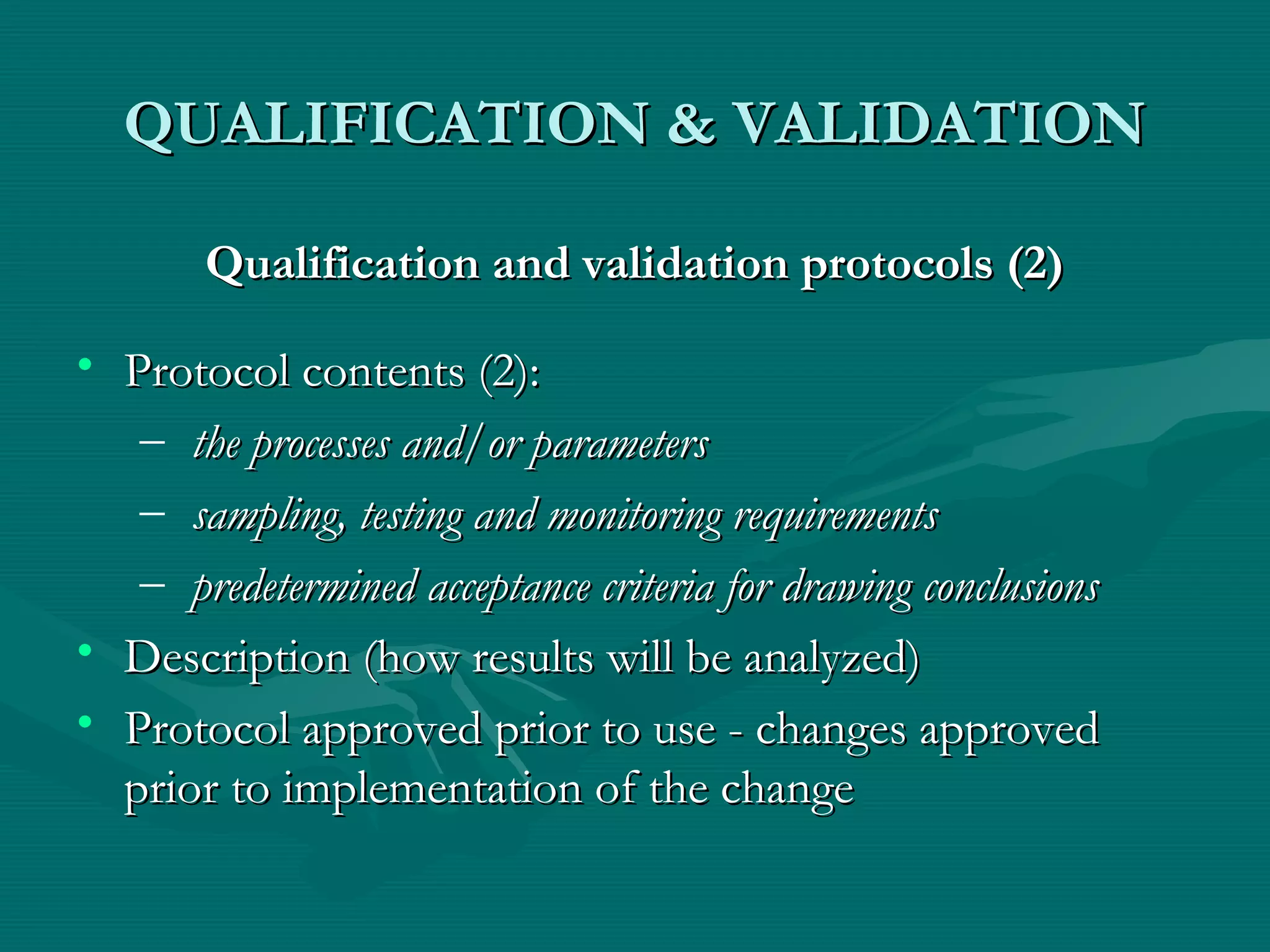 Qualification & Validation | PPT