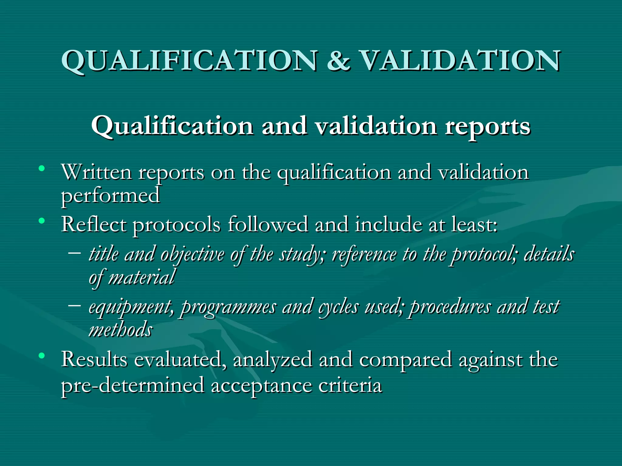 Qualification & Validation | PPT