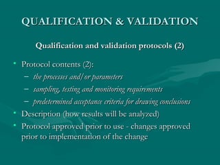 Qualification & Validation | PPT