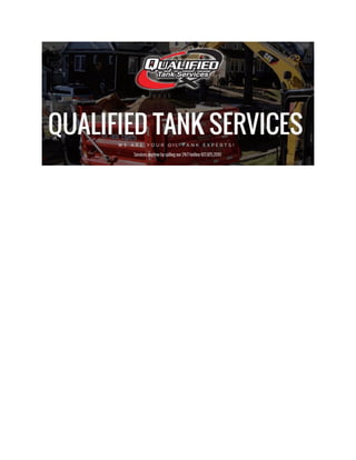 Qualified Tank Services | PDF