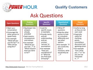 Qualify customers | PPT
