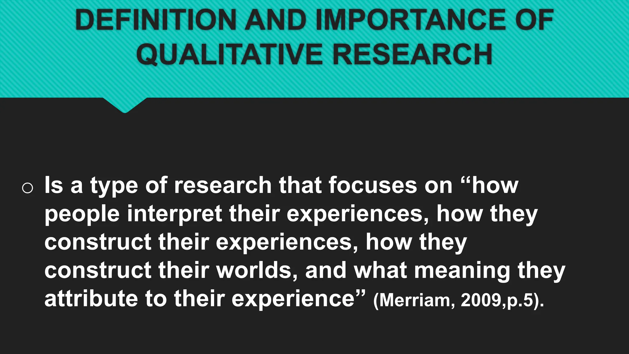 Qualitative research introduction for newly researcher | PPTX
