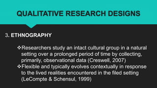 Qualitative research introduction for newly researcher | PPTX