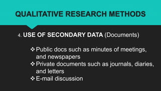 Qualitative research introduction for newly researcher | PPTX