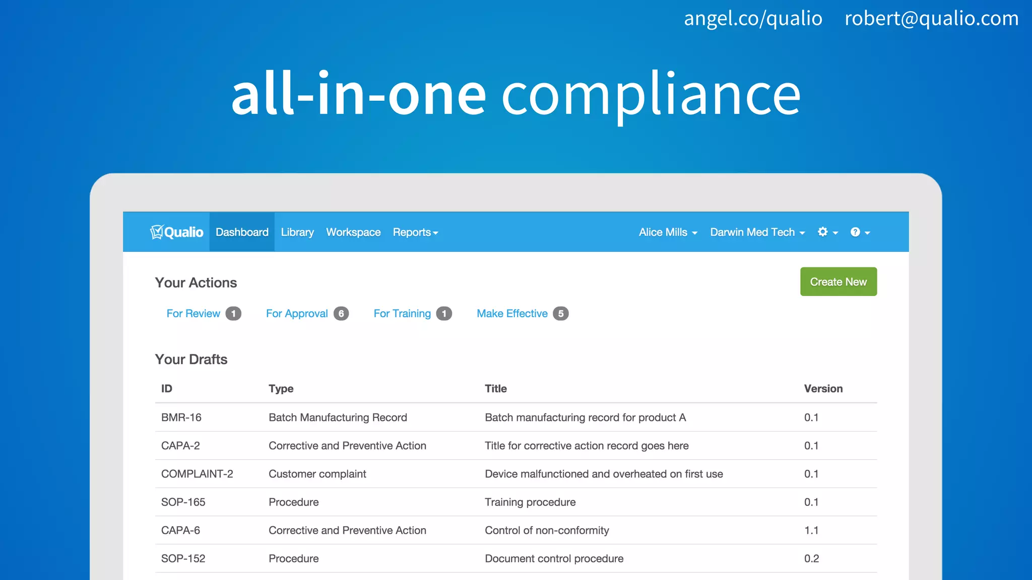 Qualio pitch deck | PPT