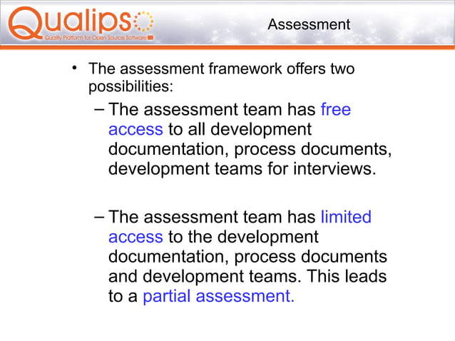 Qualipso Open Maturity Model OW2 Conference Nov10 | PDF