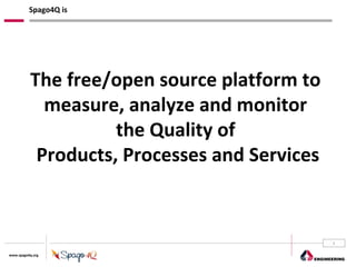 Qualipso - quality tool suite -spago4q - fossa2010 | PPT