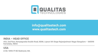 Automated Quality Control Presentation by Qualitas Technologies | PDF