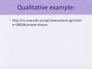 Qualitative | PPT