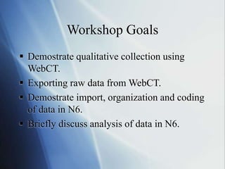 Using Computer as a Research Assistant in Qualitative Research | PPT