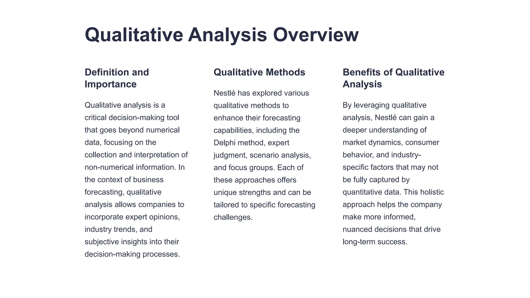Qualitative-Analysis (Business-Forecasting) Nestle.pptx
