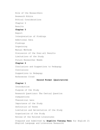 Qualitative format | DOCX