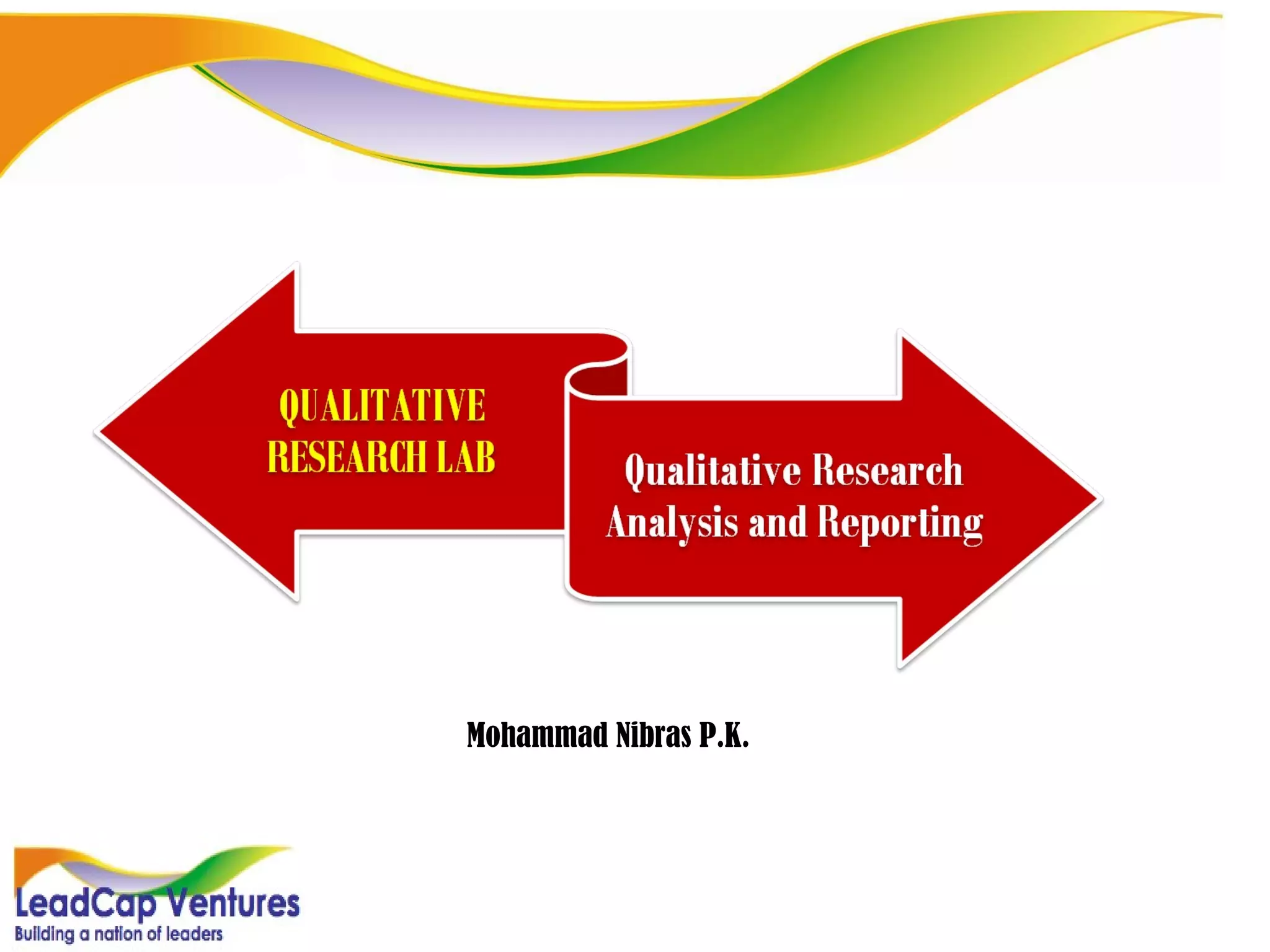 Qualitative Lab - Analysis And Report | PPT