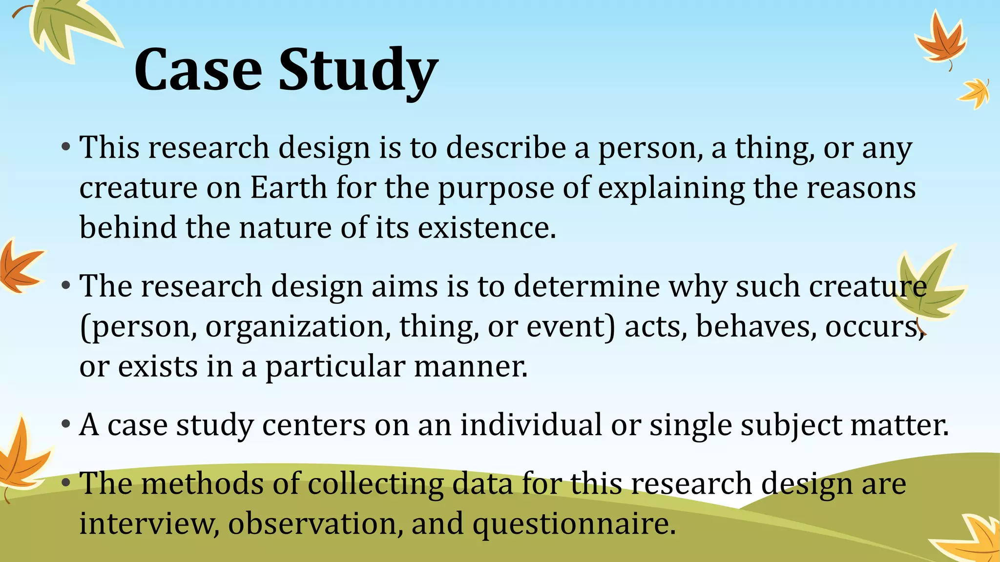 Qualitative research designs | PPTX
