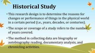 Qualitative research designs | PPT