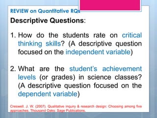 Qualitative-Research-Questions-Grade12.. | PDF