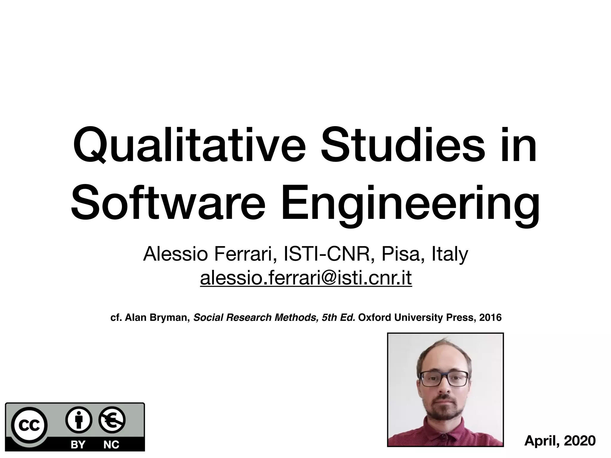 Qualitative Studies in Software Engineering - Interviews, Observation, Grounded Theory | PDF