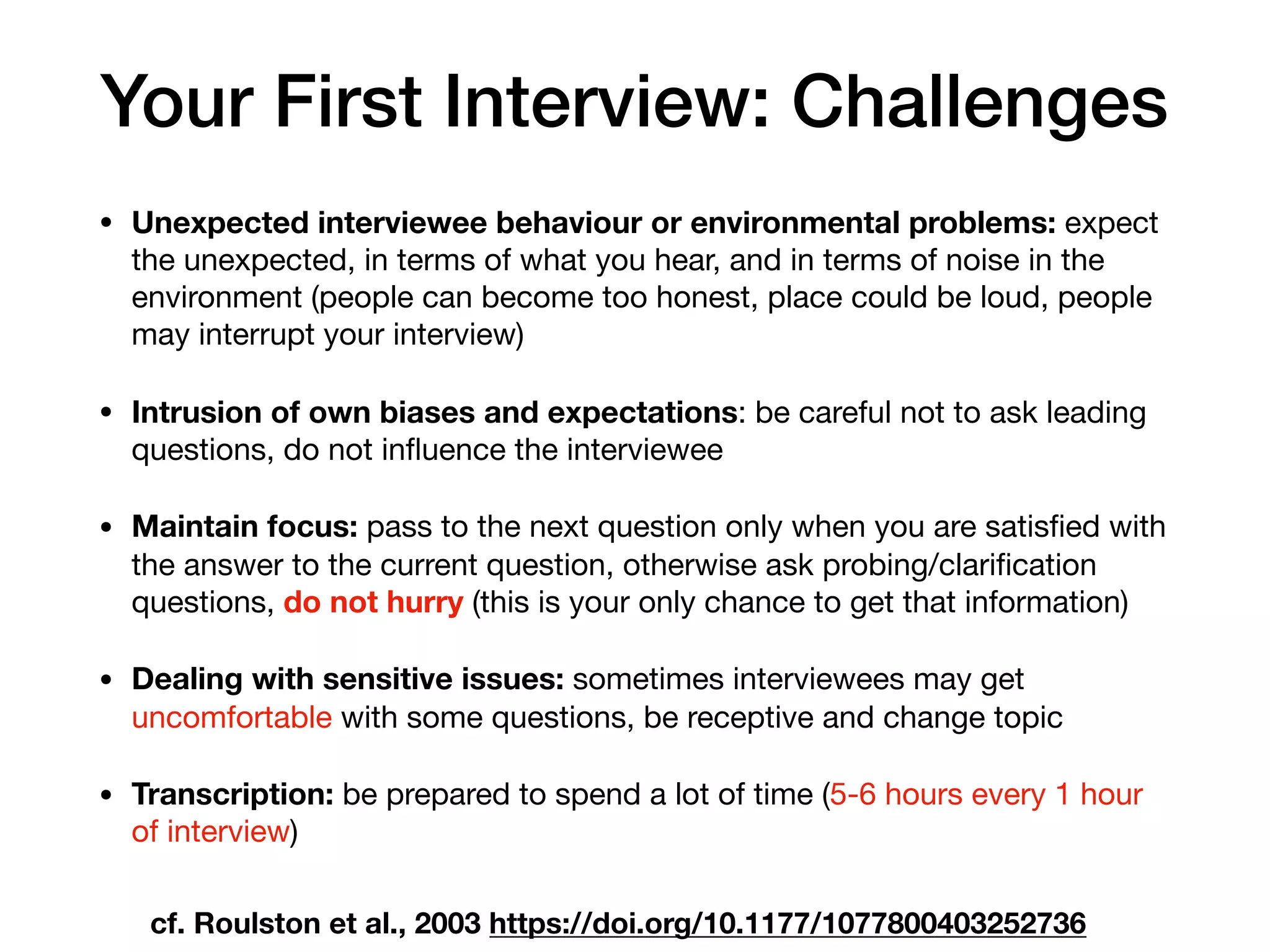 Qualitative Studies in Software Engineering - Interviews, Observation ...