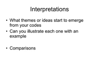 Qualitative Data Analysis | PPT
