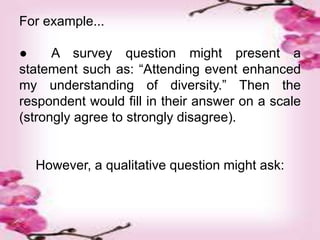 Qualitative analysis | PPTX