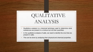 Qualitative analysis | PPTX