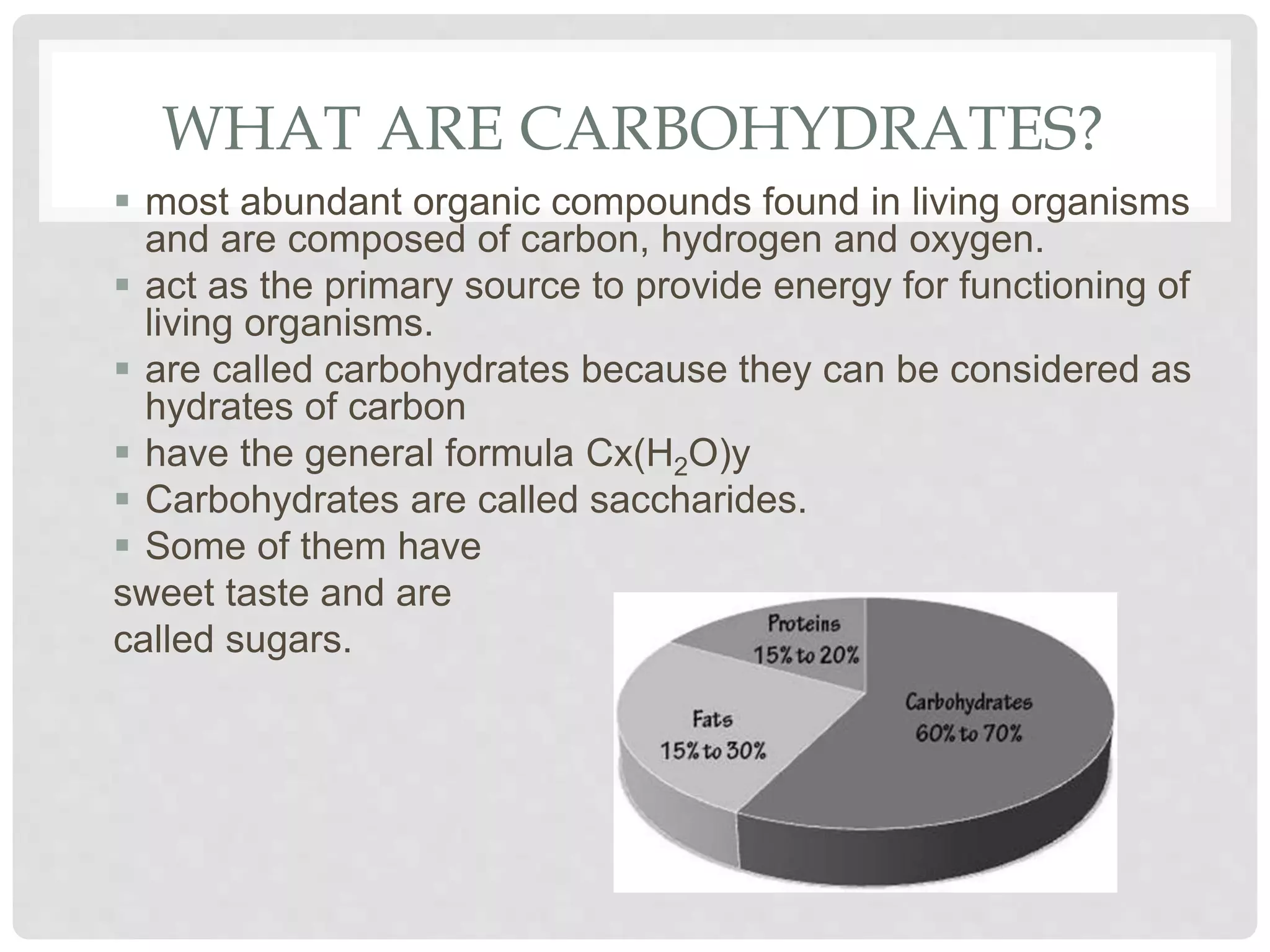 Qualitative analysis of carbohydrates | PPTX