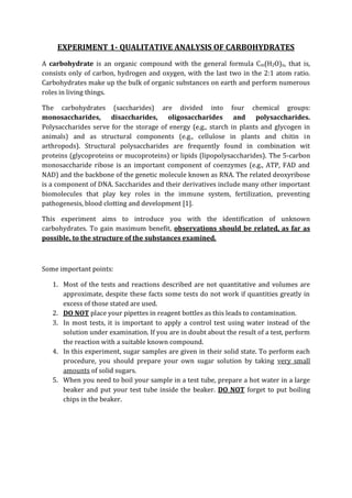 Qualitative analysis of Carbohydrates.pdf