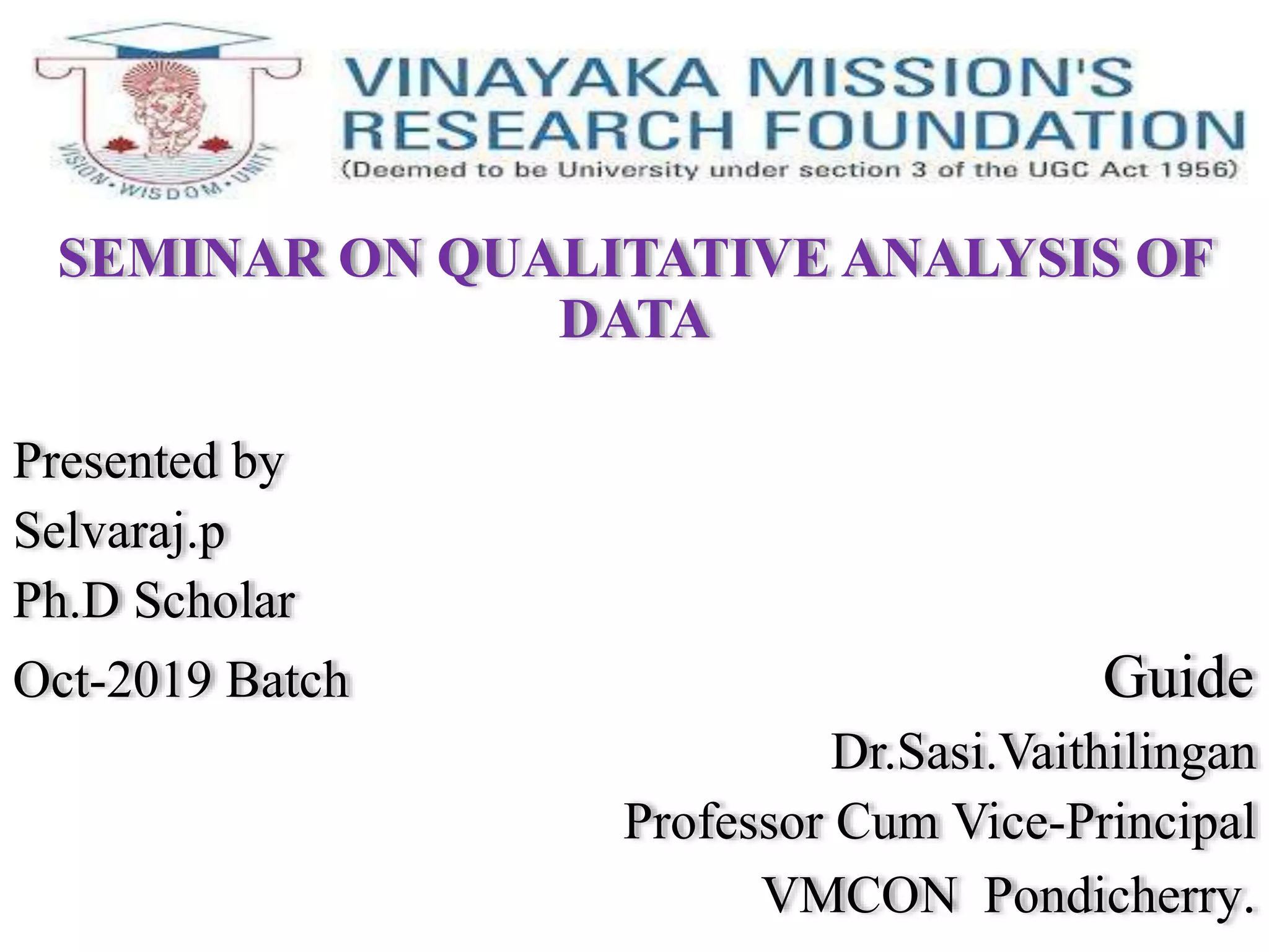 Qualitative analysis of data. STRATEGIES FOR ANALYZING OBSERVATIONS | PPT