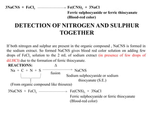 Qualitative analysis of organic compounds, XI.pptx