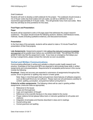 Qualitative Analysis Syllabus Final | PDF