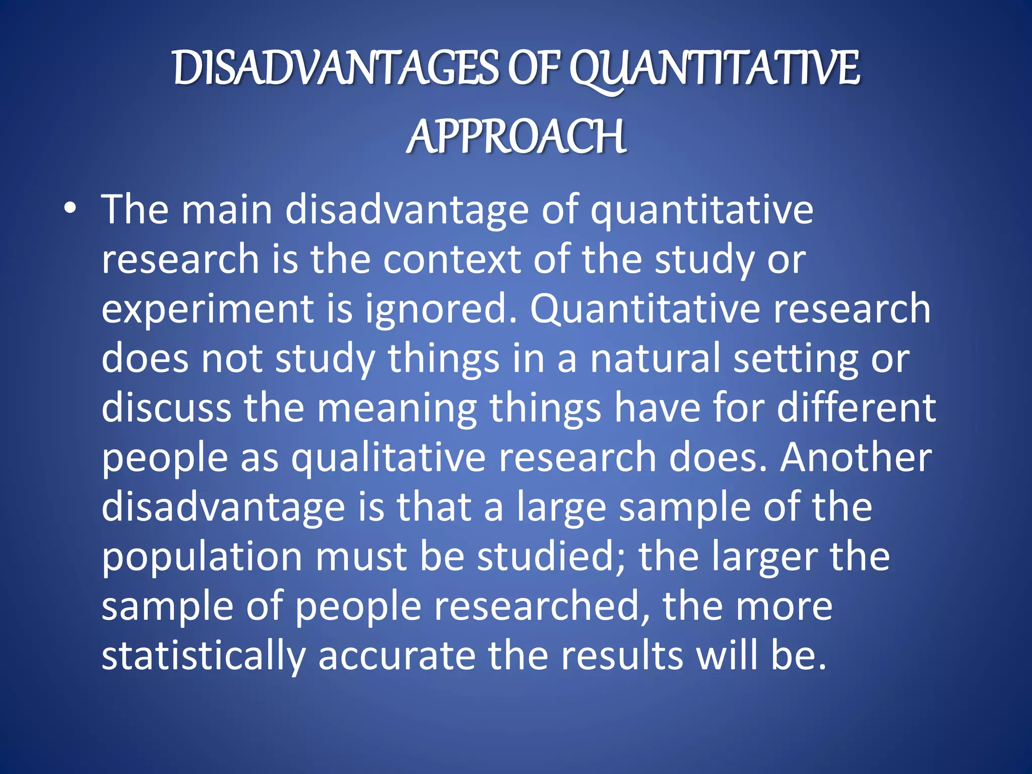 Qualitative and qualitative approach | PPT