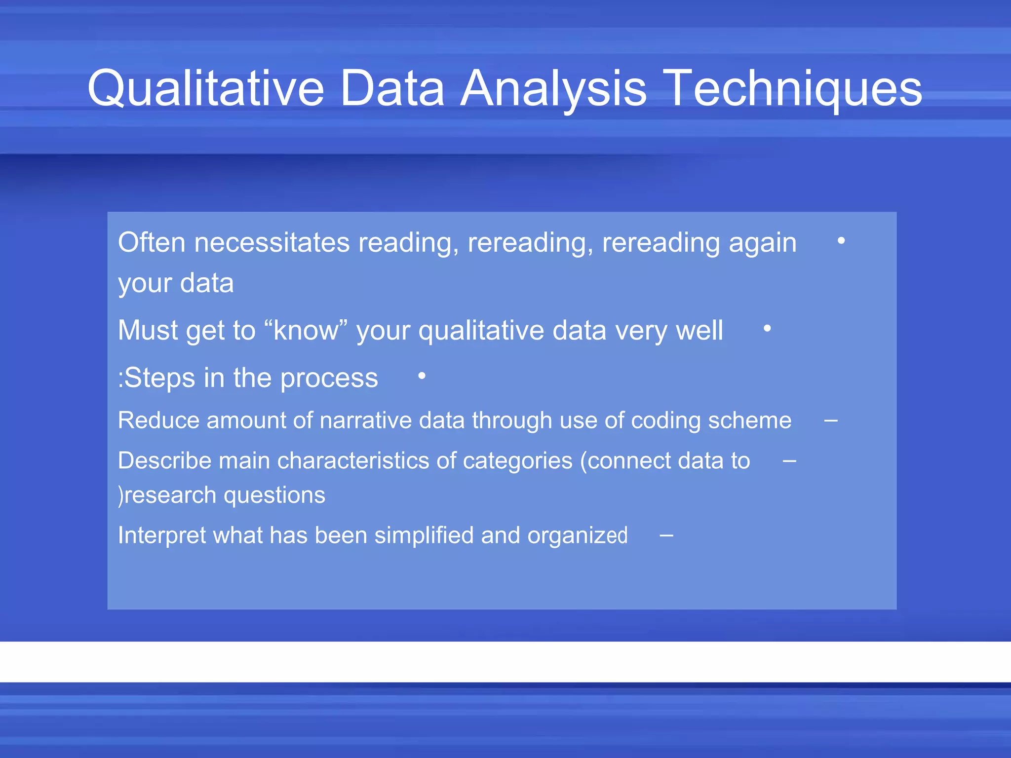 Qualitative and quantitative analysis | PPT