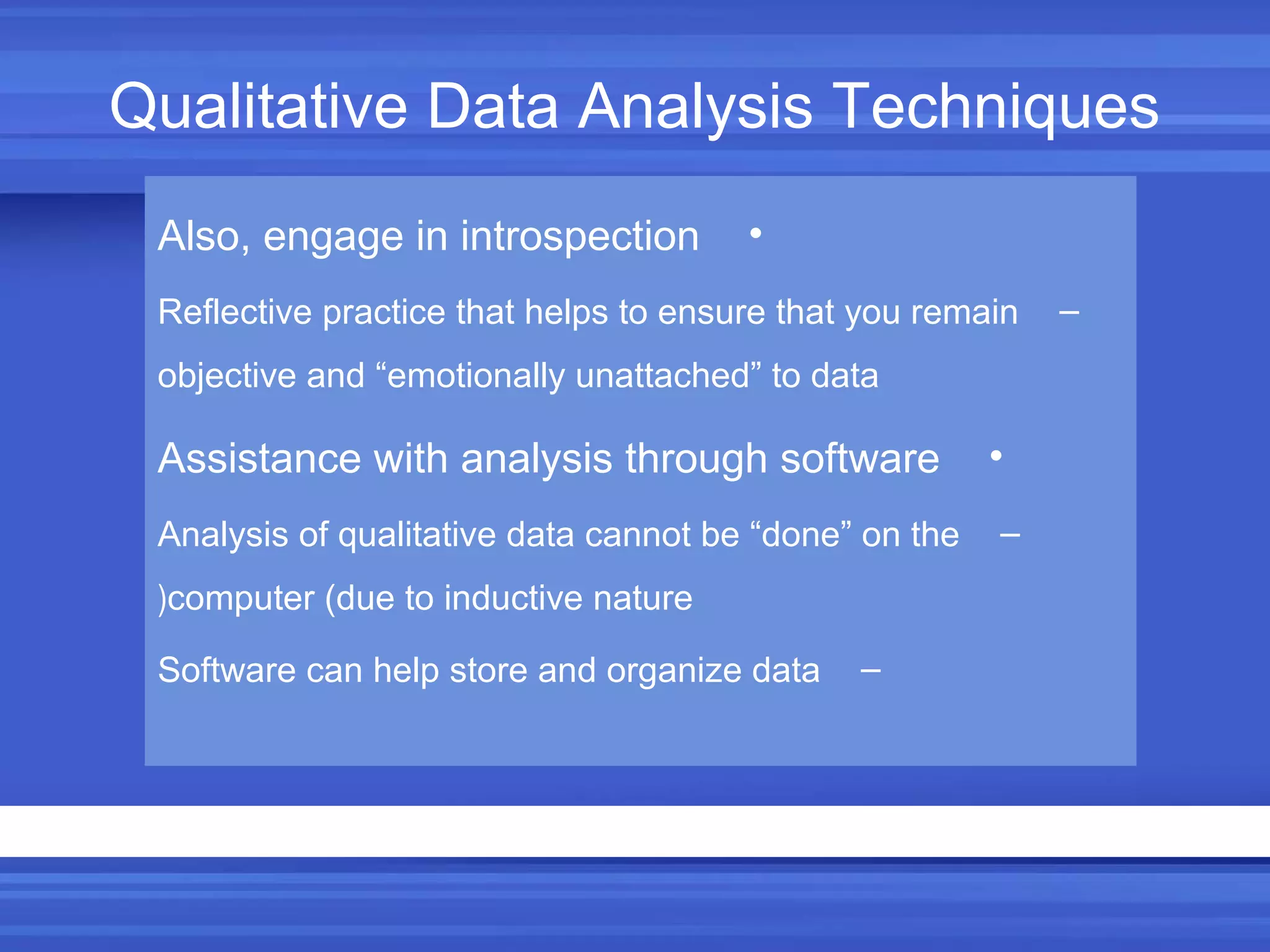Qualitative and quantitative analysis | PPT