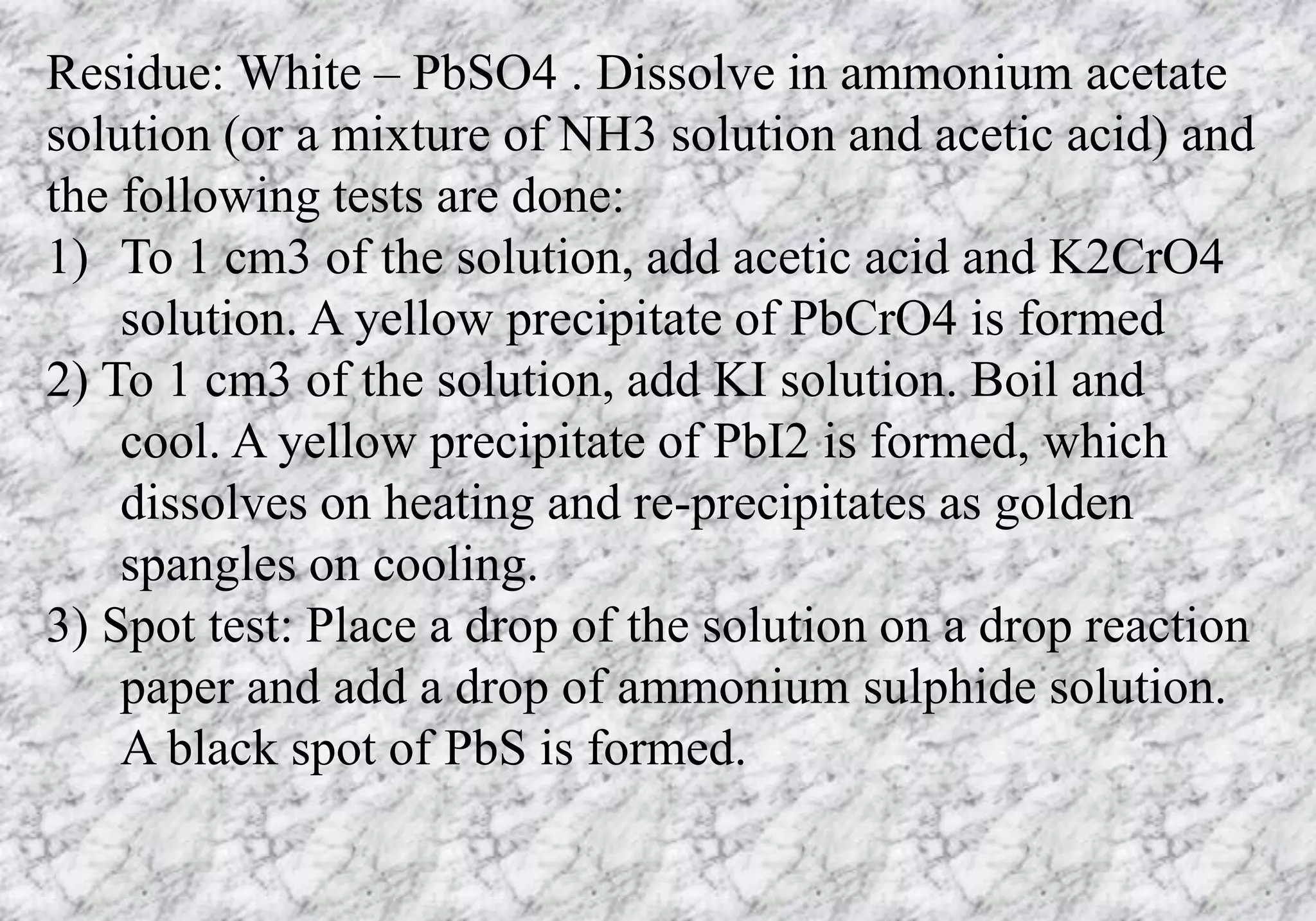Qualitative and quantitative chemical analysis | PPTX