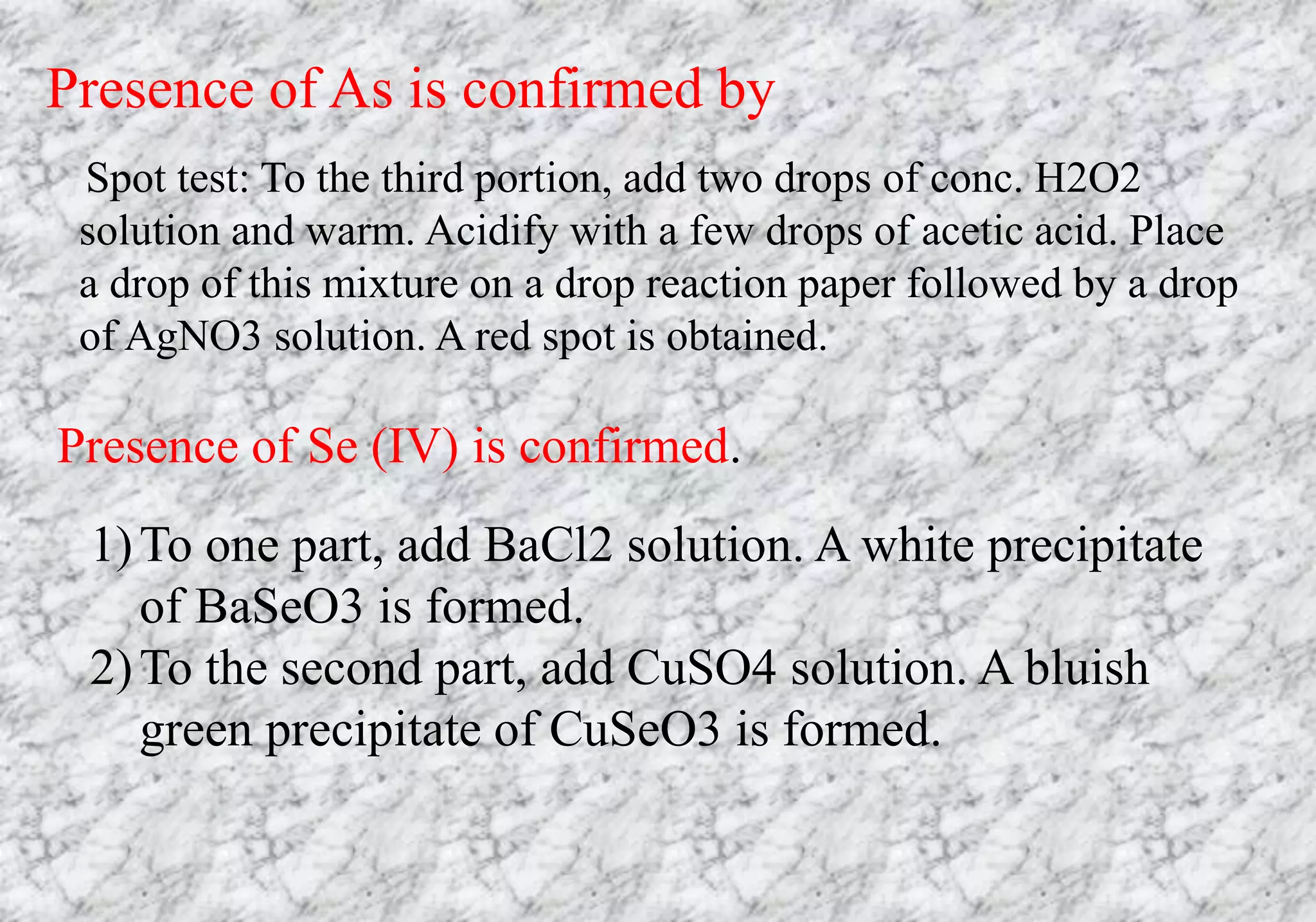 Qualitative and quantitative chemical analysis | PPTX