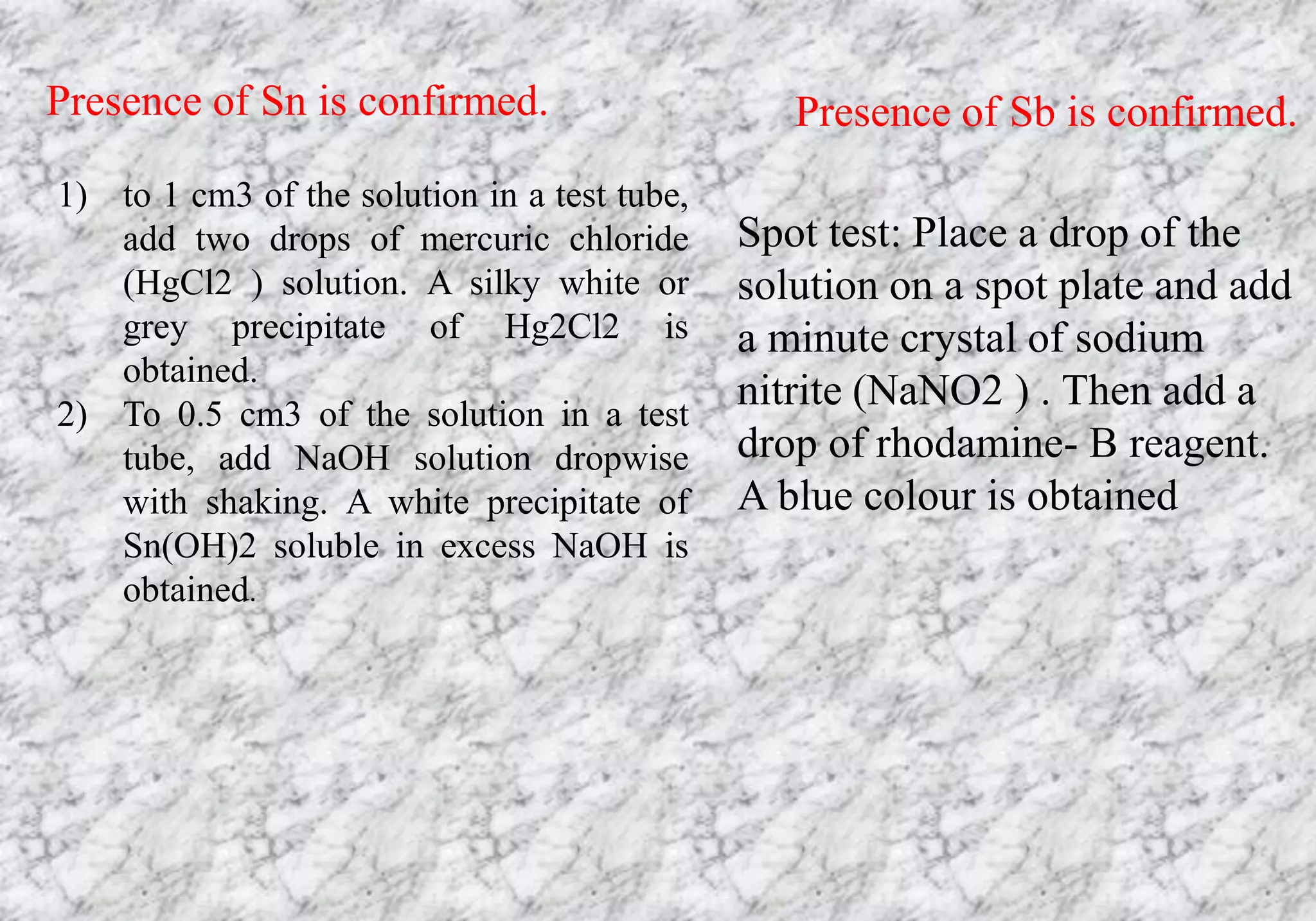 Qualitative and quantitative chemical analysis | PPTX
