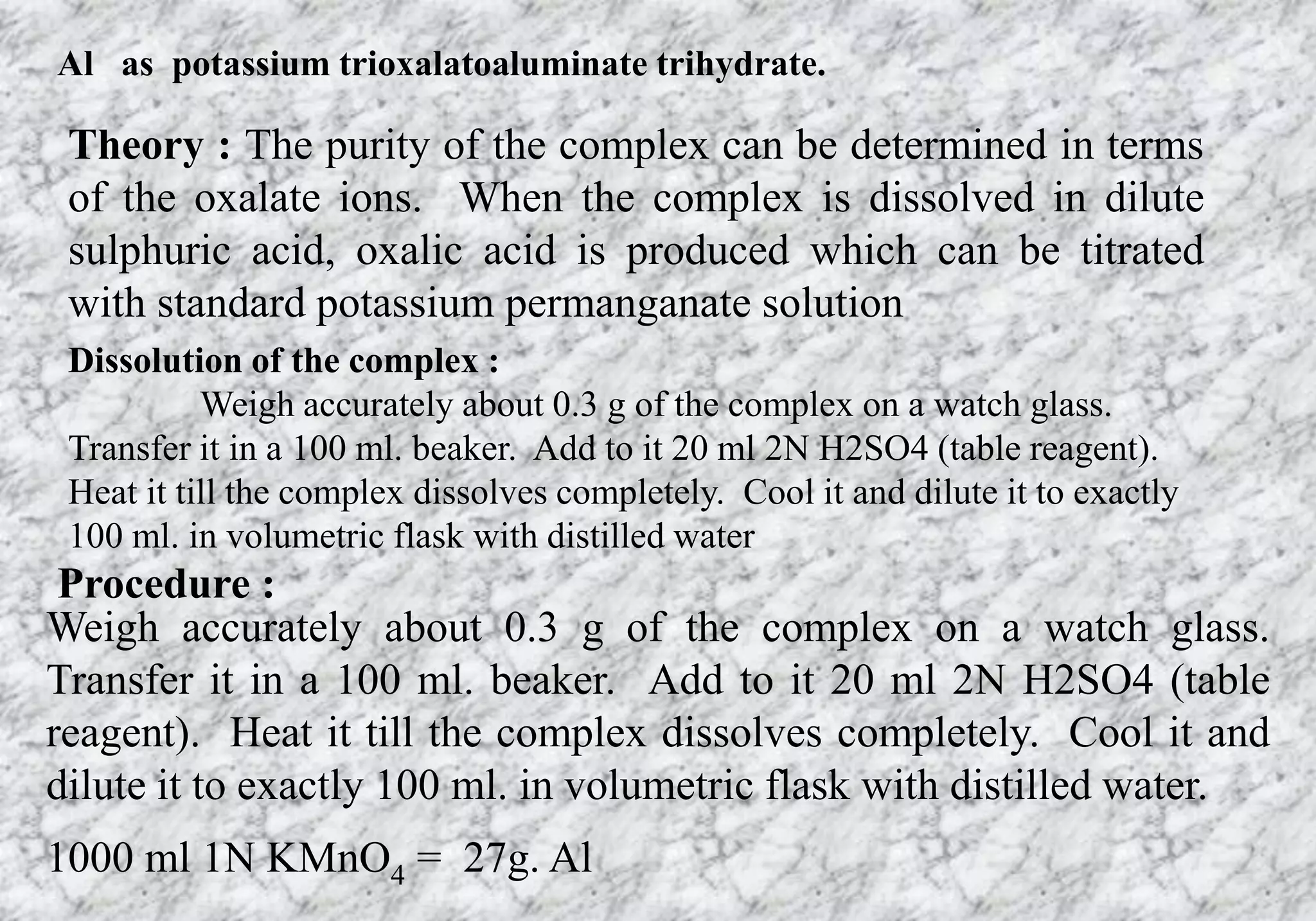 Qualitative and quantitative chemical analysis | PPTX