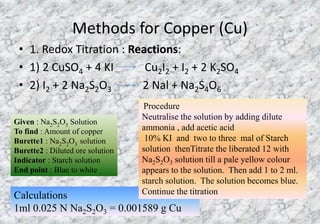 Qualitative and quantitative chemical analysis | PPTX