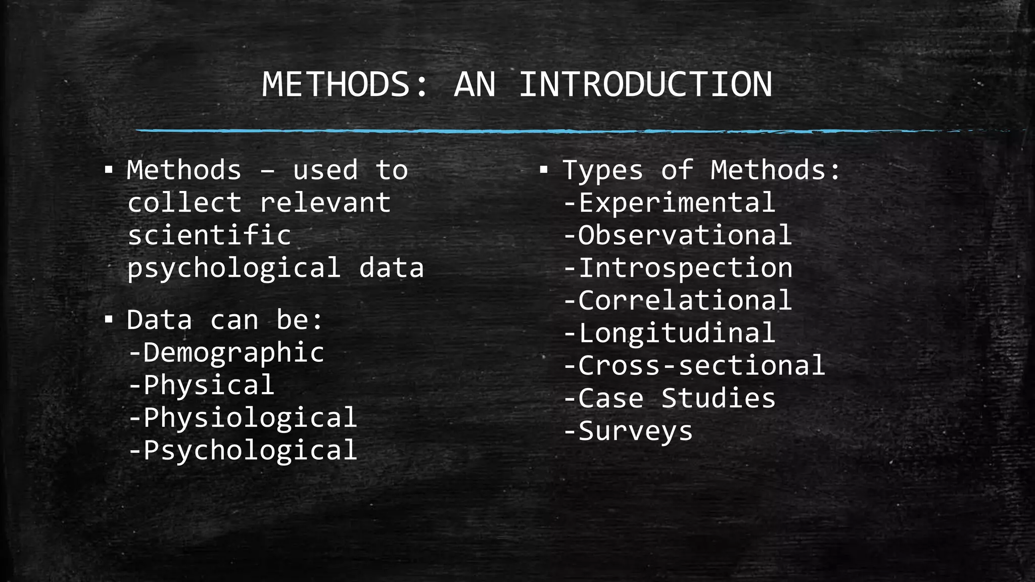 Qualitative and quantitative methods - Psychology | PPTX | Educational ...