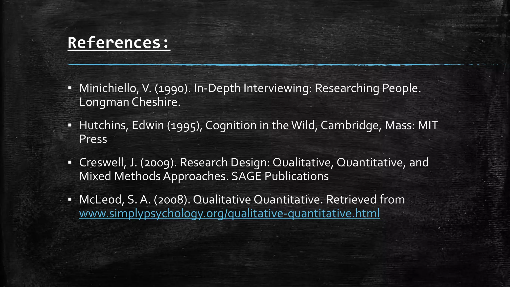 Qualitative and quantitative methods - Psychology | PPTX | Educational ...