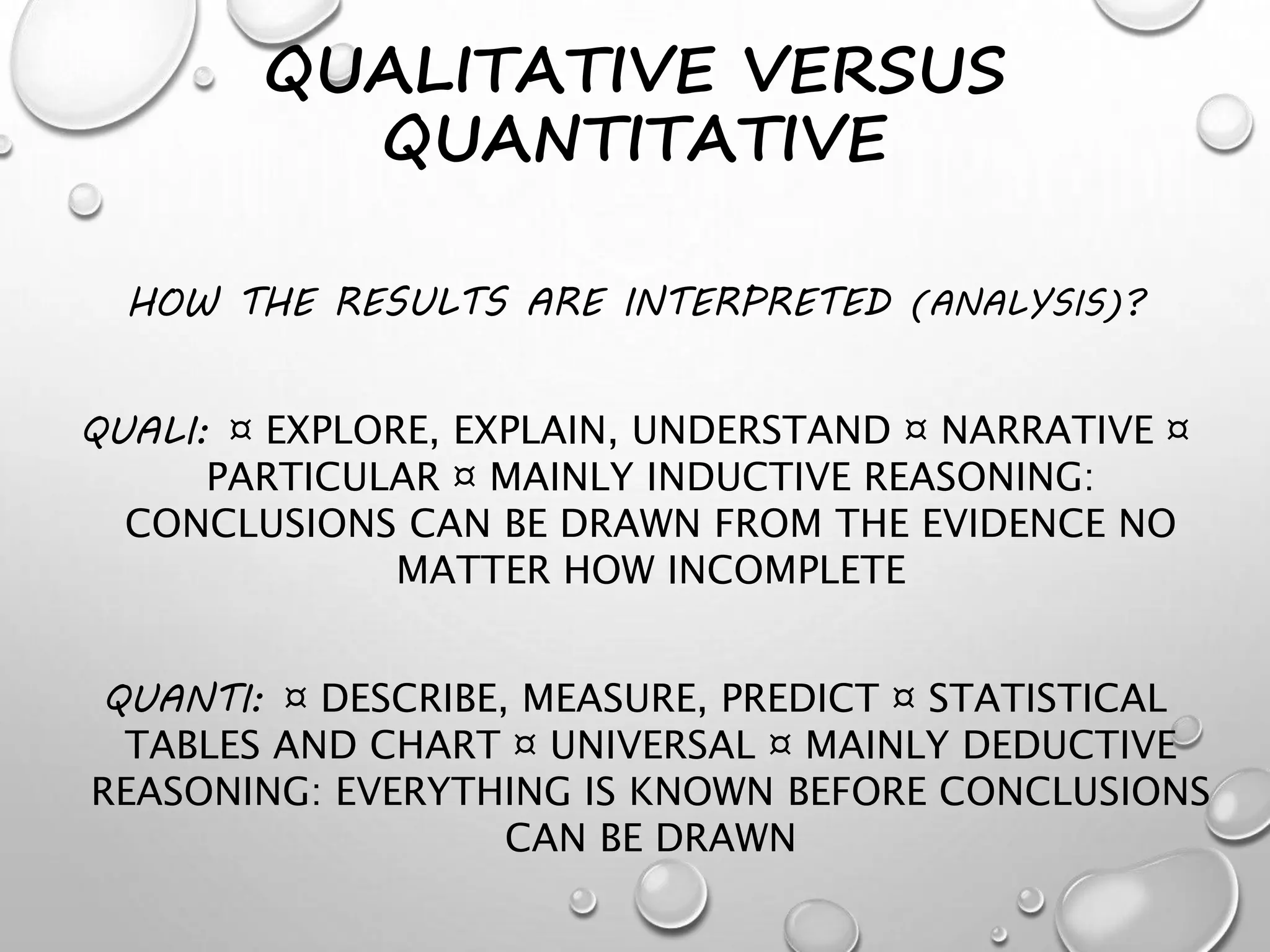 Qualitative and quantitative methods of research | PPTX