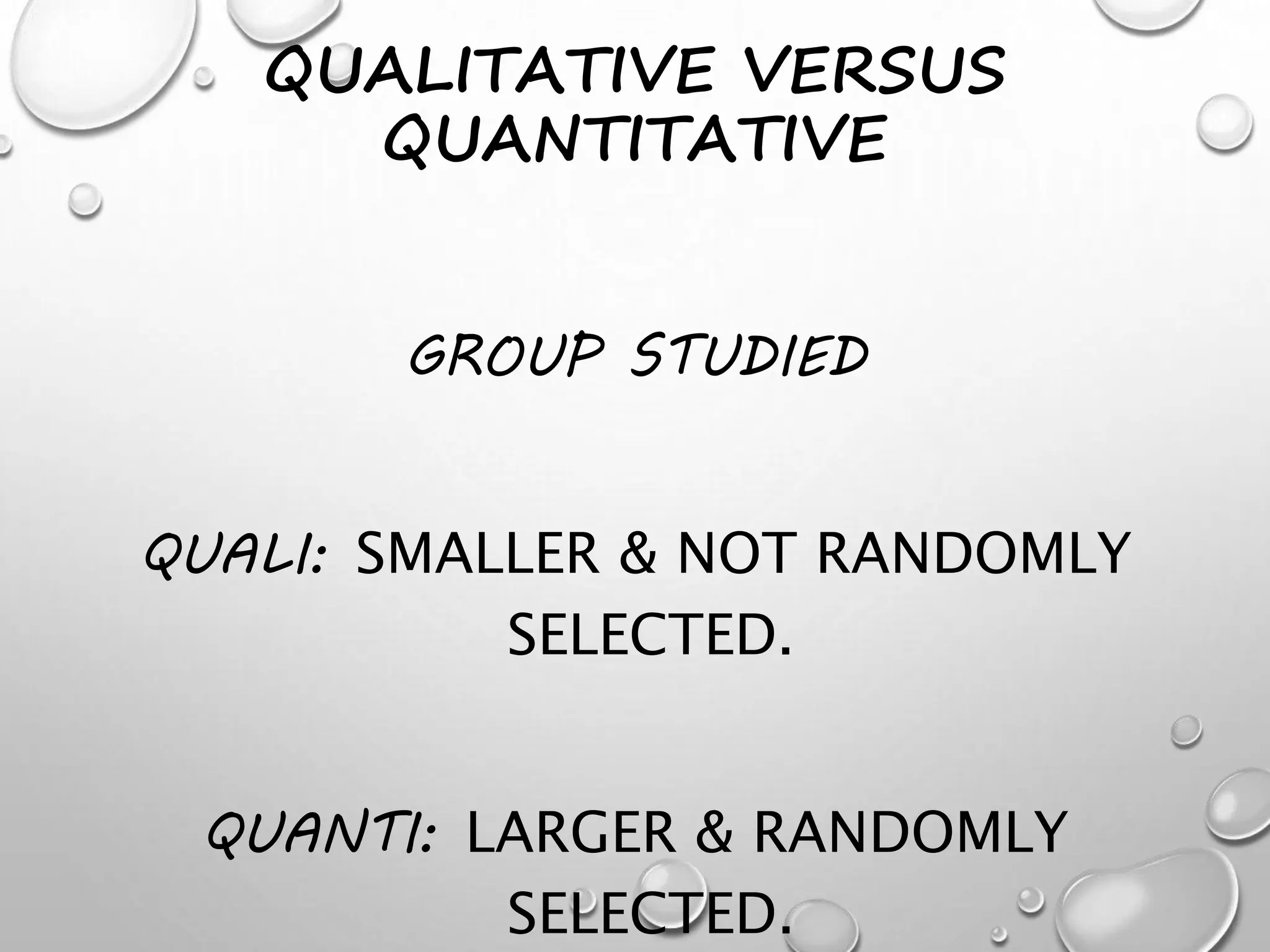 Qualitative and quantitative methods of research | PPTX