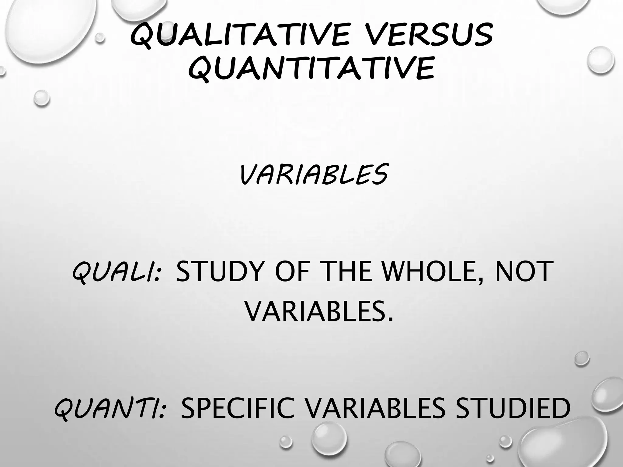 Qualitative and quantitative methods of research | PPTX
