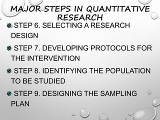 Qualitative and quantitative methods of research | PPTX
